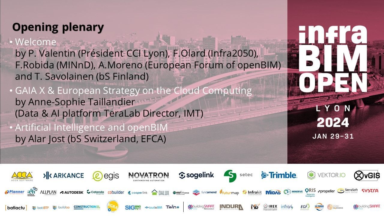 InfraBIM Open 2024 - opening plenary session | bSFrance